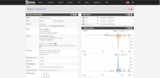 Installez professionnellement, openvpn, wireguard, pfsense, opensense ...
