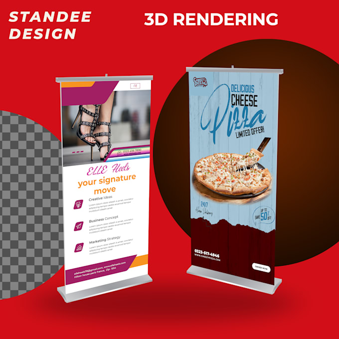 Create a fantastic marketing roll up banner bill board standee design ...