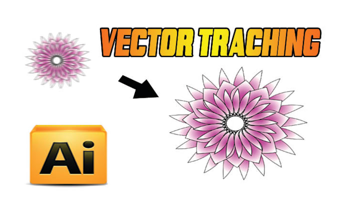 Vector tracing, vectorize image, convert image to vector file, vector log by Lialing23 | Fiverr