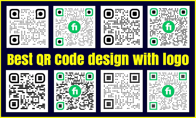 Custom qr code design with logo for your website link or other info by ...