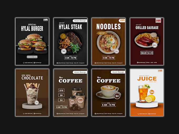 Custom promotional flyers for social media and print by Hylaldesign ...