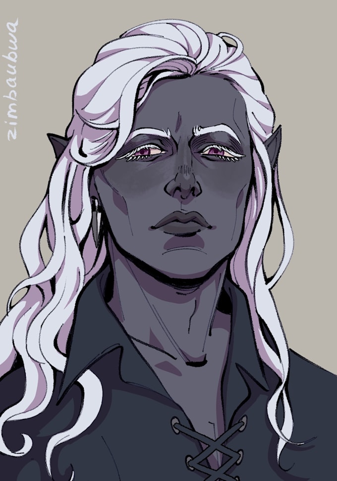 Draw your dungeons and dragons dnd character by Zimbaubwa | Fiverr