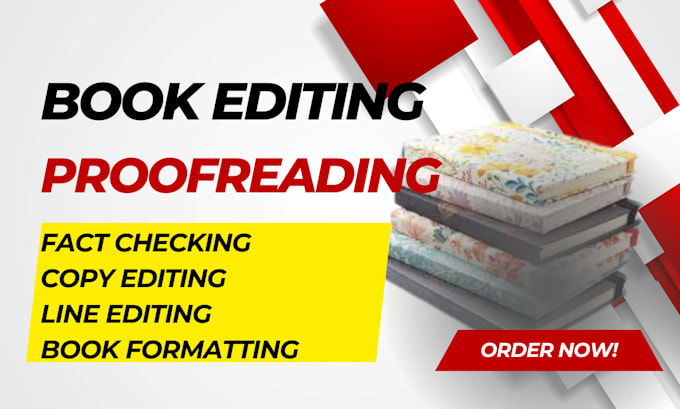 Fact check, copy edit, proofread, format your ebook manuscript, as book ...