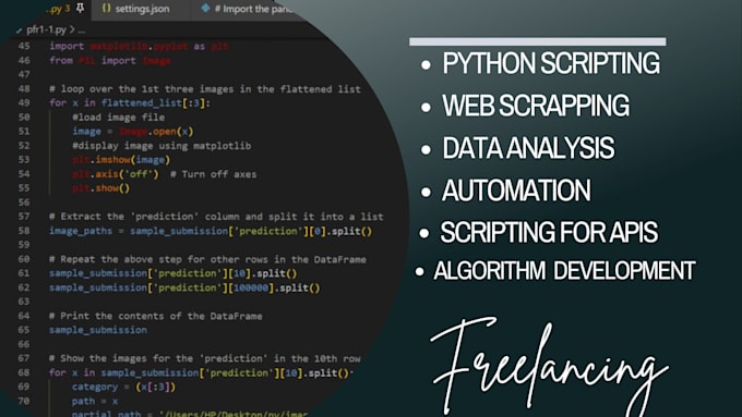 Do python scripting, automation, api integrations, and tools development