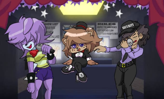 Design Fnf Background Fnf Animation Fnf Sprite Fnf Style For Your Mod By Lauraprom Fiverr