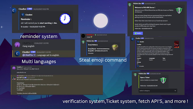 Create custom discord bots for an enhanced server experience by Amr43103 | Fiverr