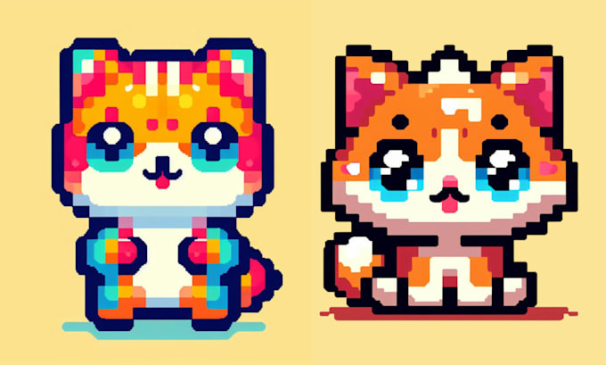 Do 2d pixel art unity game environment, game art character design ...