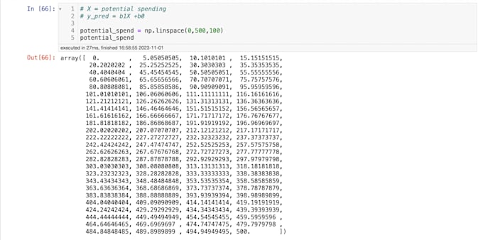 Run a linear regression model on your data through python by Mapay5555 ...