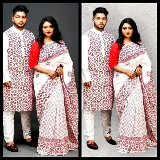 Change the photo background with adding your logo