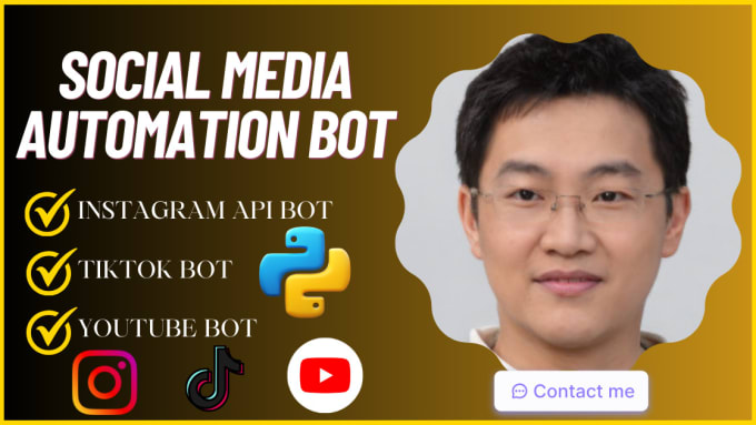 Créer un bot api instagram automatisé bot d'automatisation tiktok bot d ... Créer un bot api instagram automatisé bot d'automatisation tiktok bot d ...