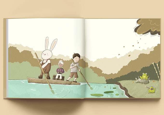 Draw children story book illustration and cover by Lk_artstudio | Fiverr