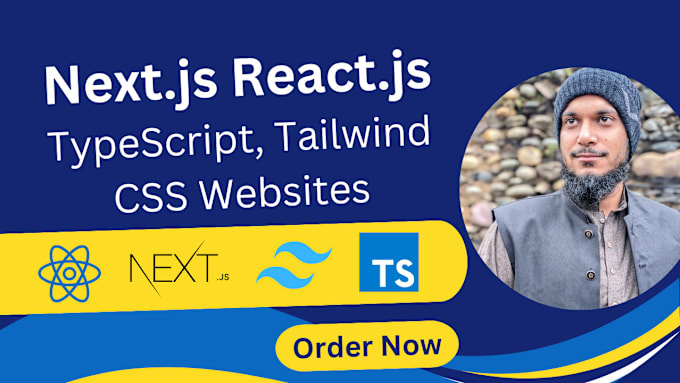 Build Next Js React Js Typescript Javascript Tailwind Css Website By Uzairhassan777 Fiverr