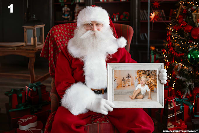 Make a father christmas edited photo by R_e_photography | Fiverr