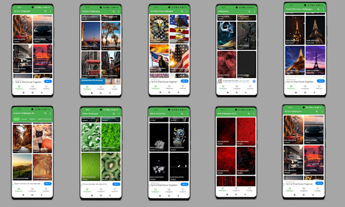 Make a wallpaper application for play store by Yahyabey12 | Fiverr