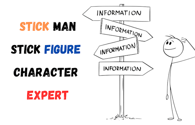 Draw stick figure, animate stickman character, stickman animation for ...