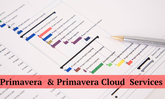 Create project schedules in p6 primavera with gantt charts