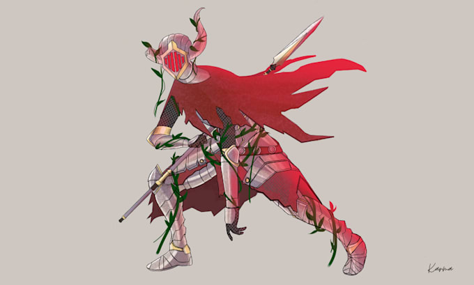 Draw Digital Art Commissions In Anime Style By Dkkarmaa Fiverr 