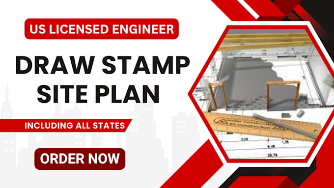 Draw and stamp your plot plan and site plan for city permit by ...