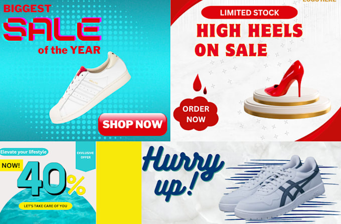 Design premium and high converting facebook ads creative by Moontha ...