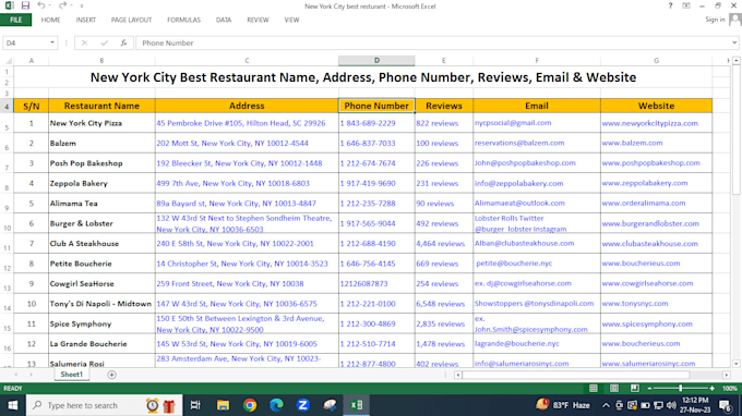 Do professional data entry, data mining, web research and copy paste for you by Sukdeb_biswas ...