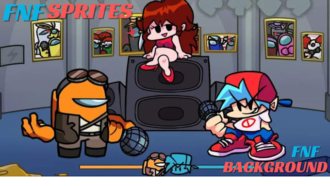 Design Fnf Background Fnf Sprites Fnf Animation For Your Fnf Mod By Godlycom Fiverr