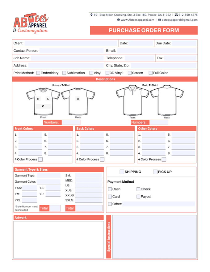 Design fillable pdf form by Icolorpro | Fiverr