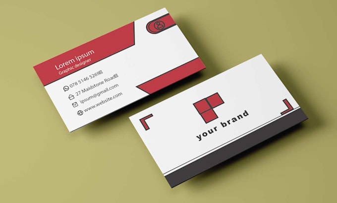 Design unique modern business card and business logo design by ...
