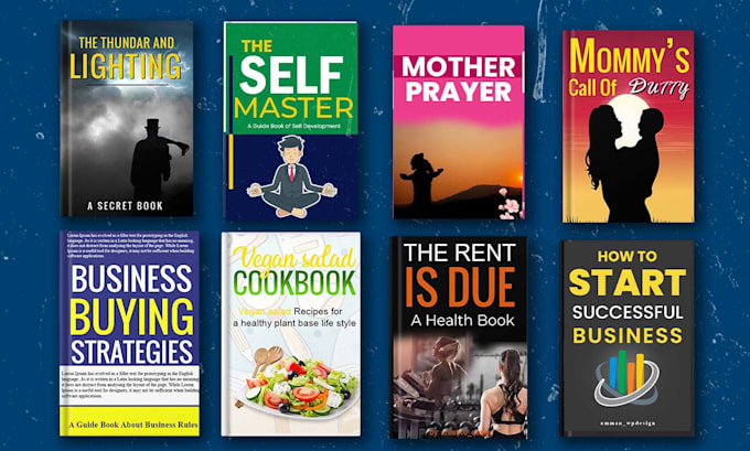 Do book, ebook cover, kdp cover, front back spine in 2 hours by Amman ...