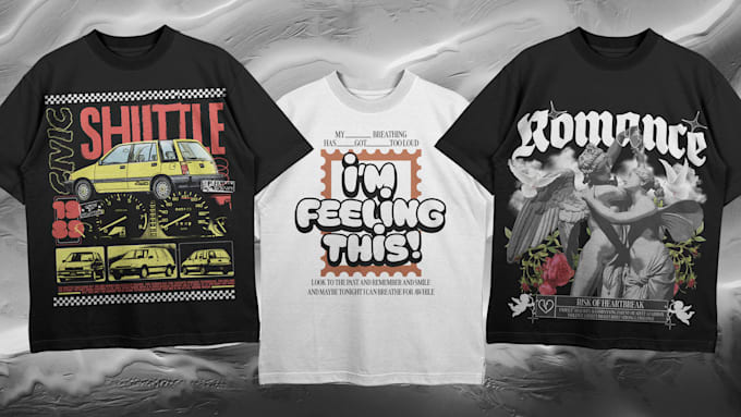 Make unique, artsy, grunge design for your streetwear brand by Byparama ...