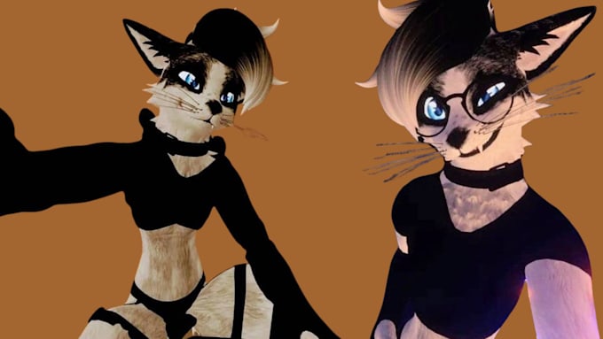 Create custom furry avatar, vrchat, vrchat avatar, vrc, character ...