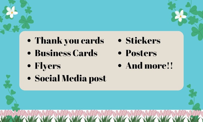 Create any design you want in canva to upscale your business by ...