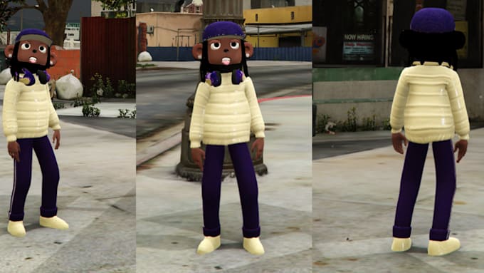 Make custom fivem ped, fivem ped, custom ped, ped rigging, fivem ...