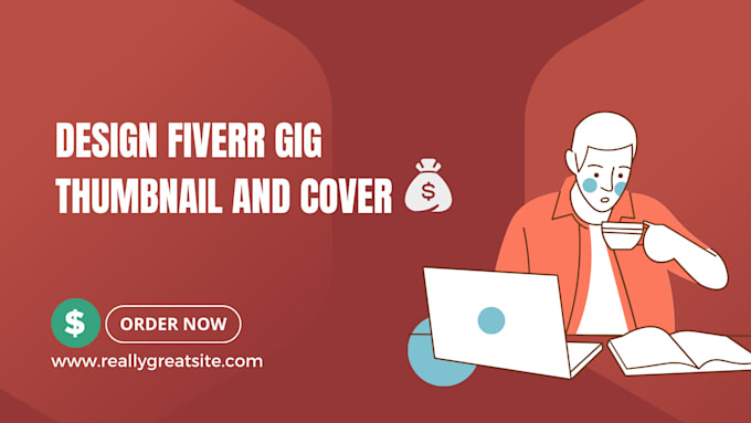 Design fiverr gig thumbnail and cover by Badereddine02 | Fiverr