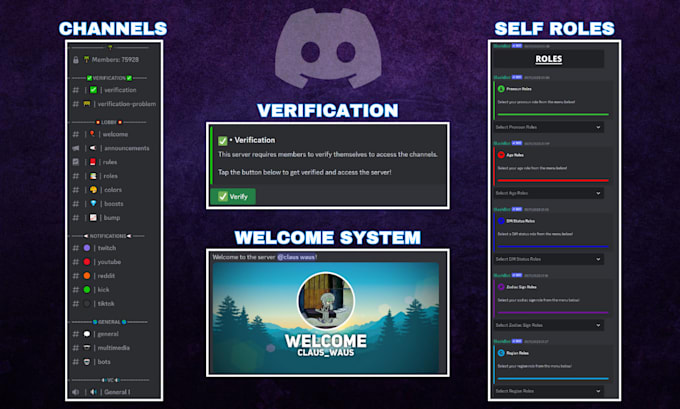 Setup new and existing discord server by Mateott | Fiverr