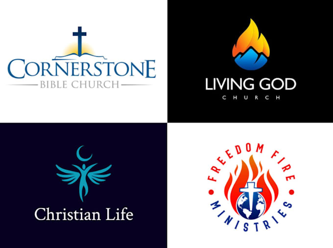 Make a unique church logo design for ministry branding by Wiza_frances ...