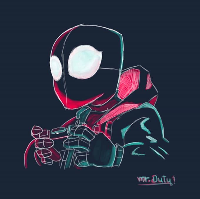 Draw your cartoon pfp for discord youtube minecraft etc by Iammrduty ...