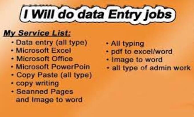 Data entry copy typing excel sheet by N_kumre | Fiverr