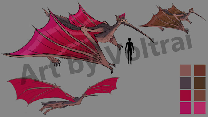 Create creature designs for your project by Voltrai_ | Fiverr