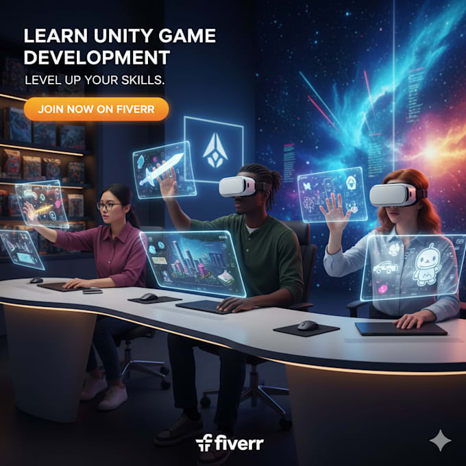 Teach you unity game development by Adnan7816 | Fiverr