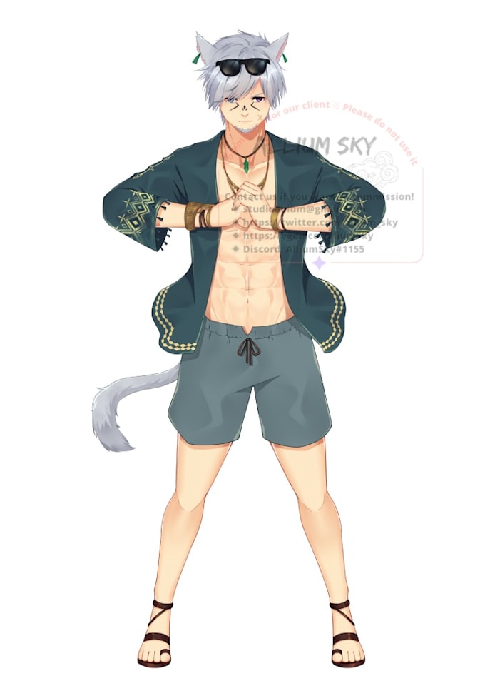 Draw bust up dnd character for trpg or your ffxiv character gpose by Allium_sky | Fiverr