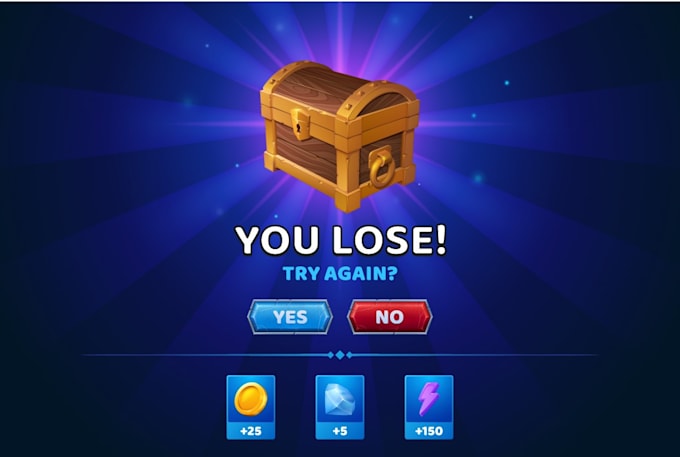Create game ui design, and assets for your mobile game by Amyra_adah ...