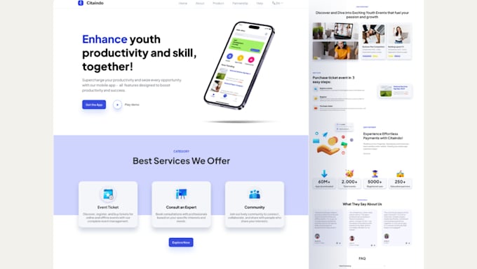 Design your websites ui ux by Unodeyugooo | Fiverr