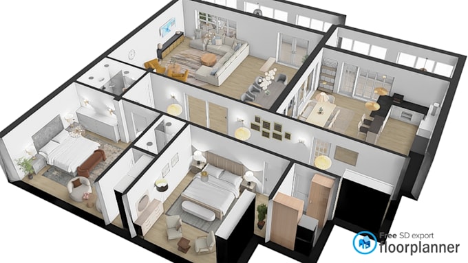 Prepare your 2d and 3d plans and render them in floorplanner by ...