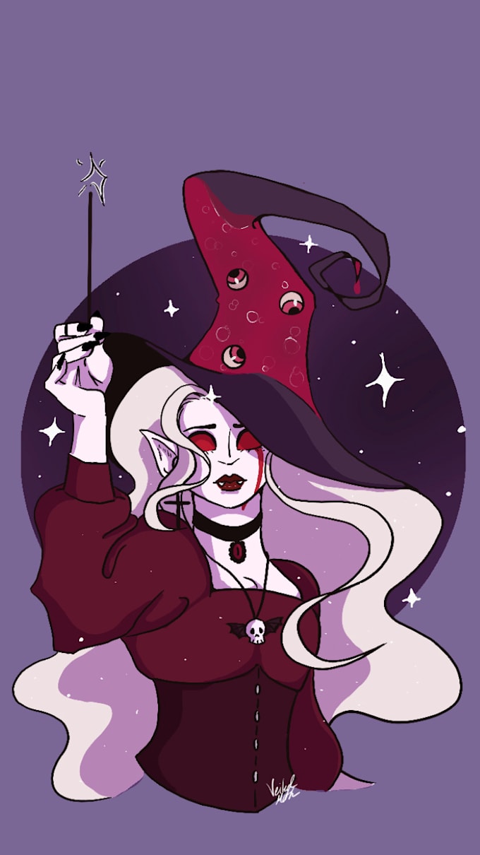 Draw ocs, dnd characters, and fanart by Veiledladymoth | Fiverr