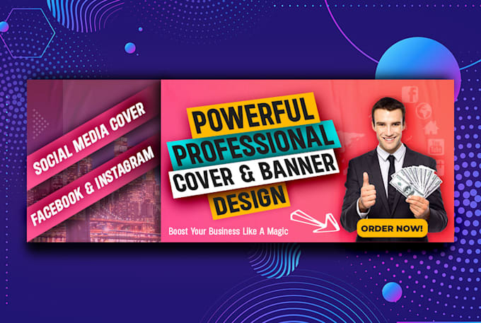 Make unique facebook youtube instagram banners and cover by Tarekjamil ...