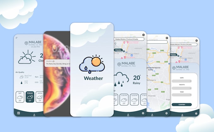 Design creative mobile ui with wireframe using figma by Abisheka05 | Fiverr
