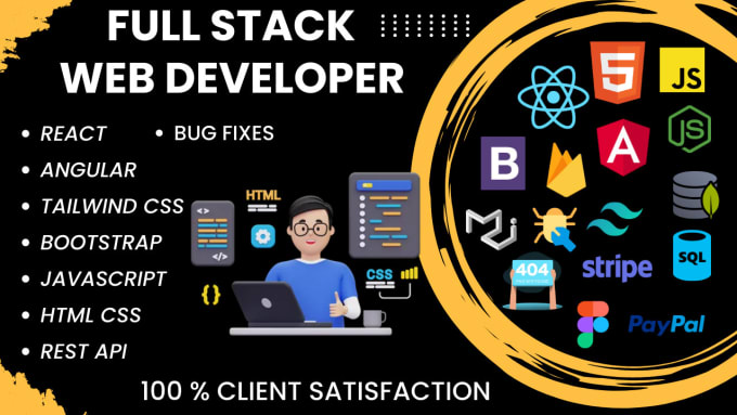 Fix Javascript React Angular Bug Html Css Issue Revamp Website Frontend Backend By Saifalixo