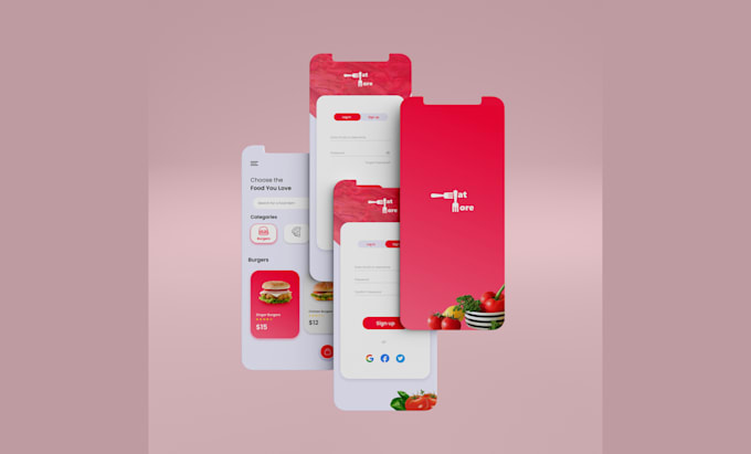 Design ios, android app ui ux ecommerce interface design with figma or xd by Alimarsad | Fiverr