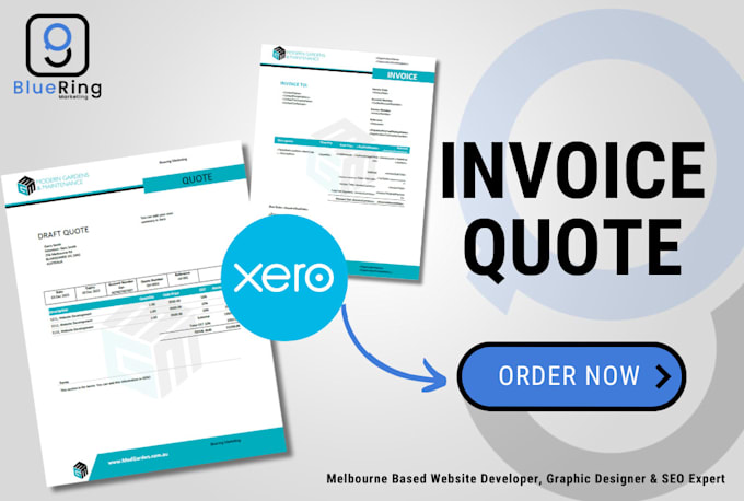 Design xero invoice or quote templates by Auws | Fiverr