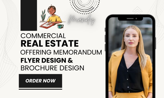 Design commercial real estate offering memorandum flyer and brochure design by Mandy012 | Fiverr